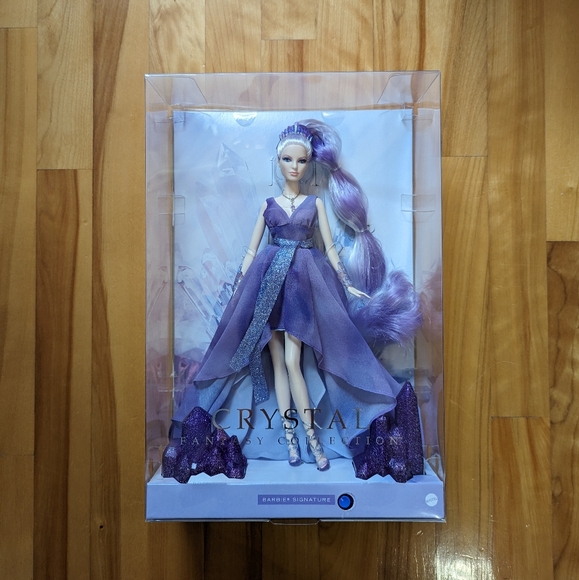 Mattel | Toys | 22 Barbie Crystal Fantasy Collection Doll Amethyst ...